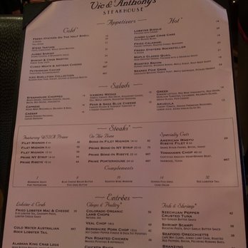 VIC & ANTHONY’S STEAKHOUSE - Updated June 2025 - 433 Photos & 360 ...