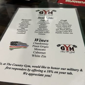 THE COUNTRY GYM BAR AND GRILL - Updated October 2025 - 14 Photos & 29 ...