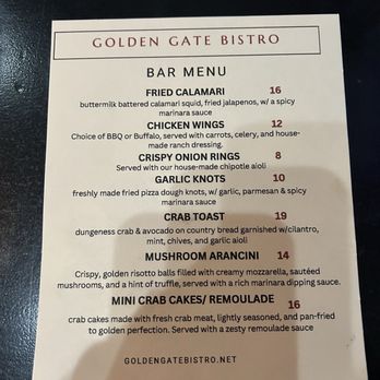 GOLDEN GATE BISTRO - Updated December 2025 - 100 Photos & 72 Reviews ...