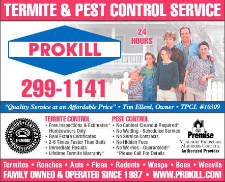 PROKILL TERMITE AND PEST CONTROL - Request a Quote - 2621 Cr 496 ...