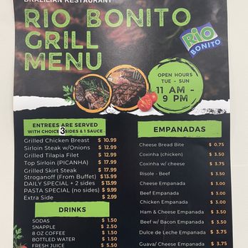 RIO BONITO BRAZILIAN GRILL - CLOSED - Updated September 2025 - 76 ...