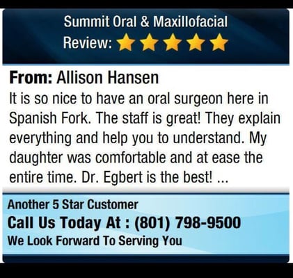 CAMERON J EGBERT ,DDS - SUMMIT ORAL AND MAXILLOFACIAL SURGERY - Updated ...