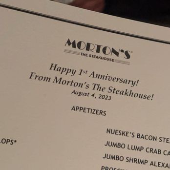MORTON’S THE STEAKHOUSE - Updated January 2025 - 242 Photos & 284 ...
