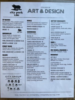 CITY PORK LSU - Updated October 2025 - 10 Reviews - 102 Design Bldg ...