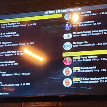 KITSUNE BREWING - Updated October 2025 - 43 Photos & 39 Reviews - 3321 ...