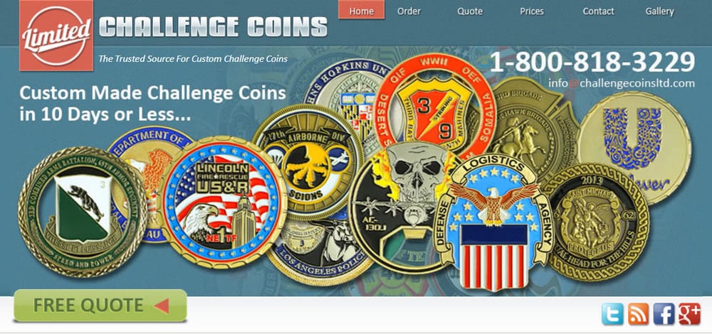 CHALLENGE COINS LIMITED - Updated December 2025 - 100 Old Cherokee Rd ...