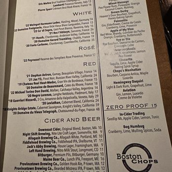 BOSTON CHOPS SOUTH END - Updated September 2025 - 1130 Photos & 779 ...