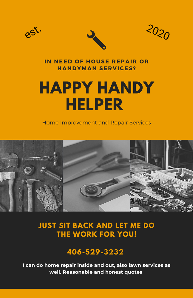 HAPPY HANDY HELPER - Request a Quote - 24 Photos - Missoula, Montana ...