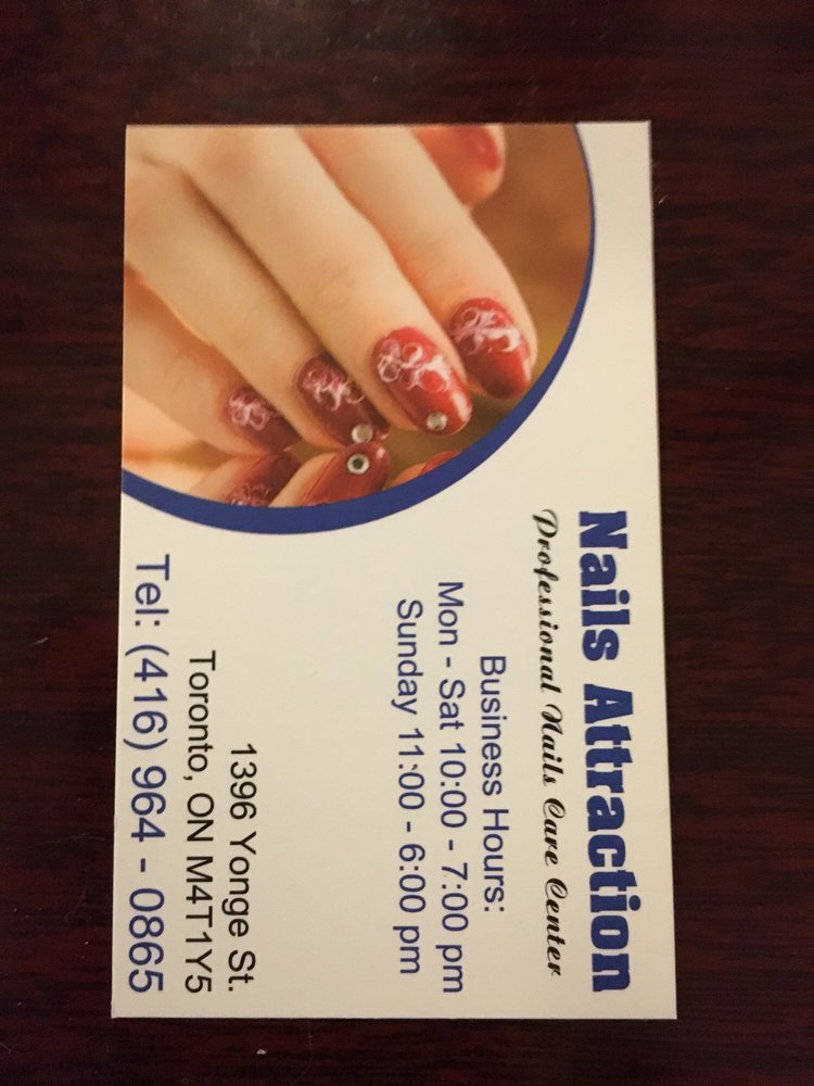 NAILS ATTRACTION - Updated March 2025 - 1396 Yonge St, Toronto, Ontario ...