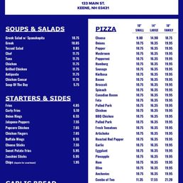 ATHENS PIZZA & FAMILY RESTAURANT KEENE - Updated September 2025 - 46 ...