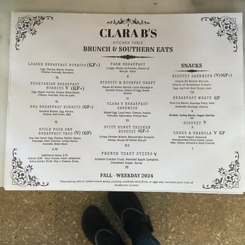CLARA B’S KITCHEN TABLE - Updated December 2024 - 108 Photos & 67 ...