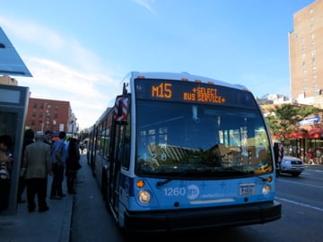 MTA - M15 BUS - Updated May 2024 - Corner Of Hester And Allen, New York ...