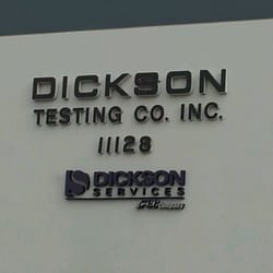 DICKSON TESTING CO - 11126 Palmer Ave, South Gate, CA - Yelp