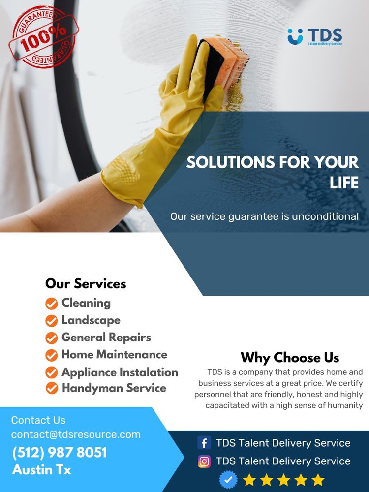 TDS TALENT DELIVERY SERVICE - Request a Quote - Austin, Texas - Home ...