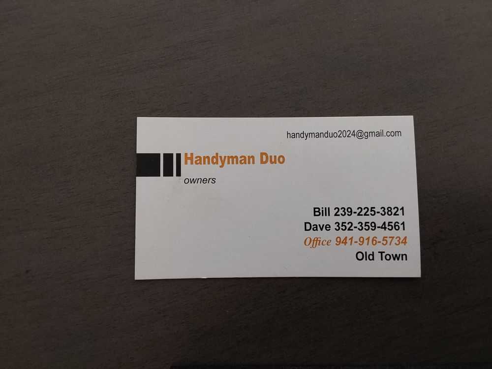 HANDYMAN DUO - Updated August 2024 - Request a Quote - Old Town ...