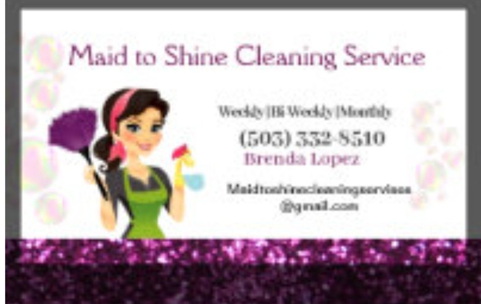 MAID TO SHINE CLEANING SERVICES - Updated April 2025 - Beaverton, Oregon - Home Cleaning - Phone ...