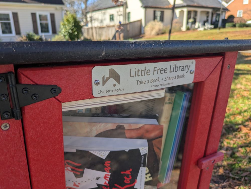 BIG RED BOX LITTLE FREE LIBRARY - Updated December 2024 - 6218 Gothic ...