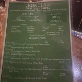 IRONCLAD PIZZA GRILL - Updated December 2025 - 101 Photos & 137 Reviews ...