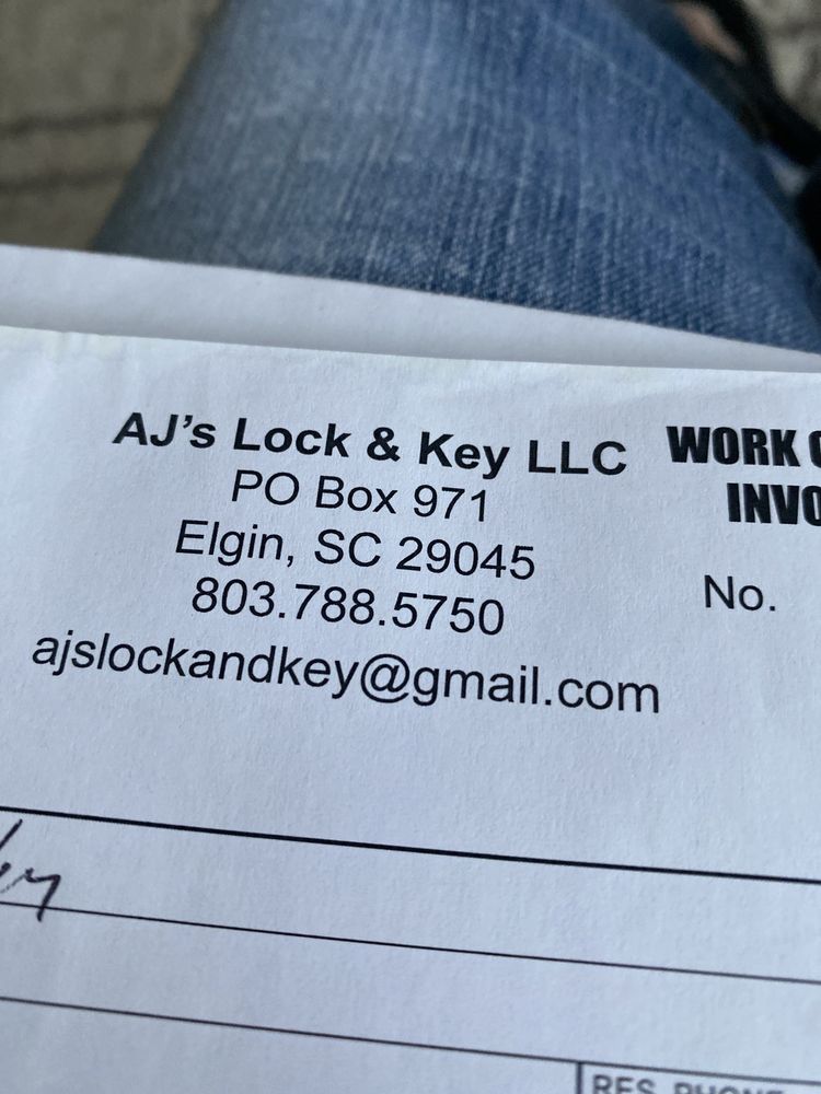 AJ’S LOCK & KEY - Updated September 2025 - Elgin, South Carolina - Keys ...