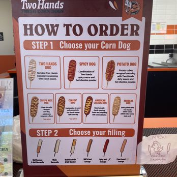 TWO HANDS KOREAN CORN DOGS - Updated July 2024 - 172 Photos & 80 ...