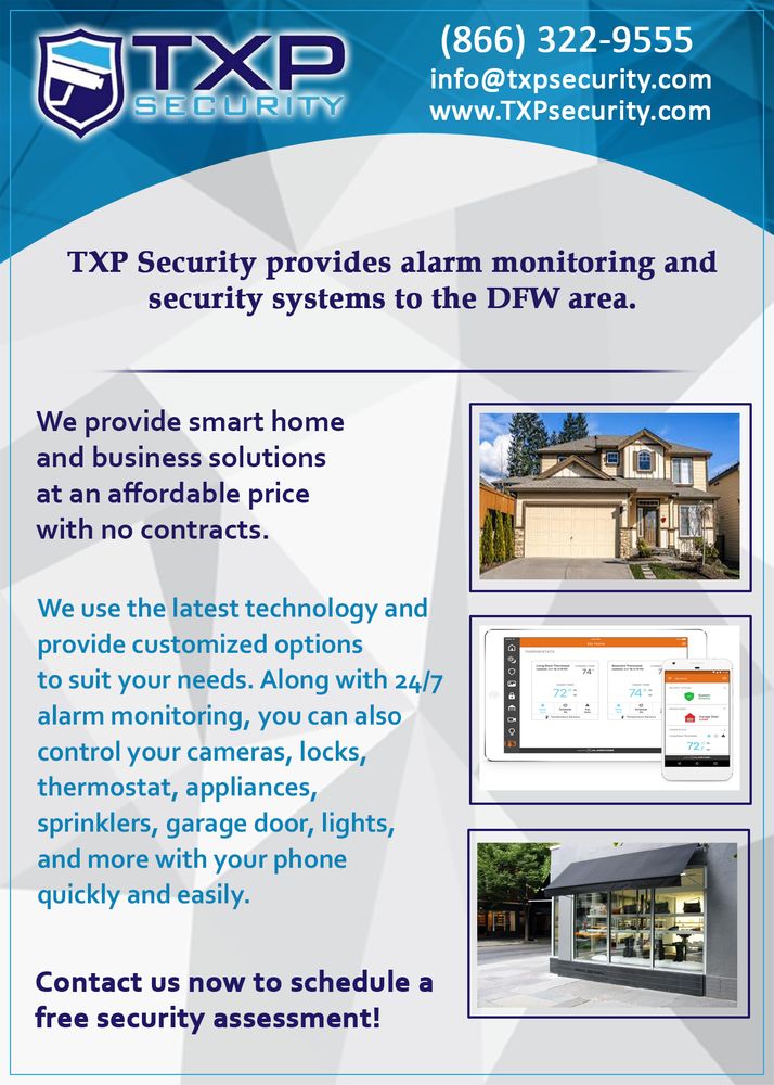 TXP SECURITY - Updated July 2025 - Dallas, Texas - Security Systems ...