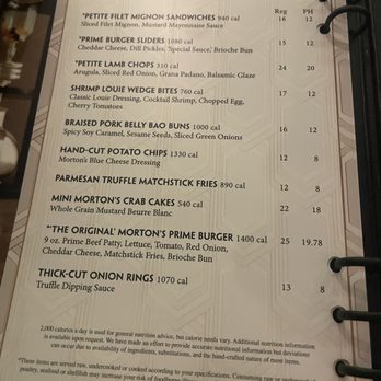 MORTON’S THE STEAKHOUSE - 294 Photos & 288 Reviews - 1751 Freedom Dr ...