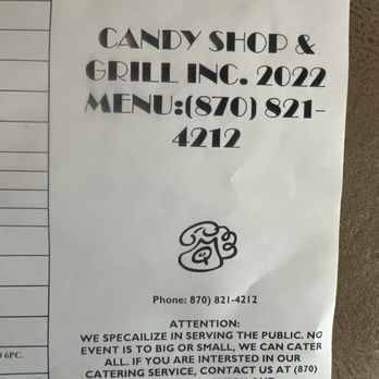 ONE STOP CANDY SHOP & GRILL - Updated October 2025 - 270 S Liberty St ...