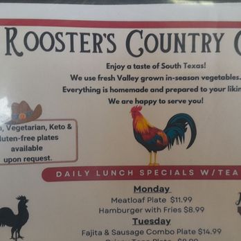 ROOSTER’S COUNTRY CAFE - Updated April 2025 - 67 Photos & 26 Reviews ...