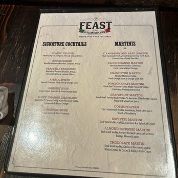 FEAST ITALIAN KITCHEN - Updated January 2026 - 282 Photos & 205 Reviews ...