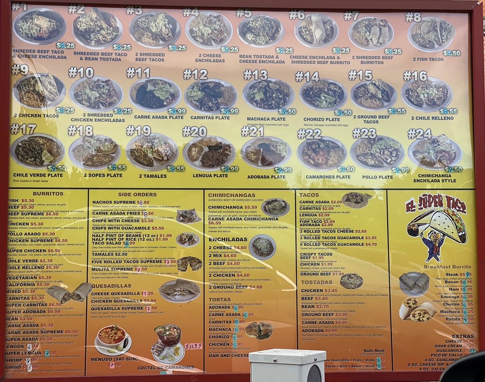 EL SUPER TACO - Updated December 2025 - 12 Reviews - 1406 Zero St, Fort ...