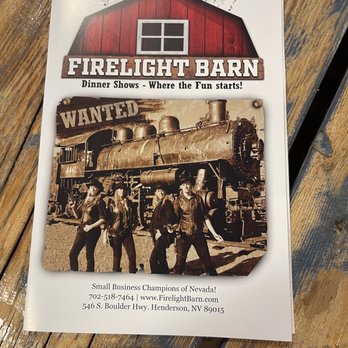 FIRELIGHT BARN DINNER THEATER - Updated April 2025 - 76 Photos & 39 ...