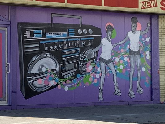 PUBLIC ART - SKATELAND ARENA MURAL - 33 E Ferry St, Buffalo, NY - Yelp