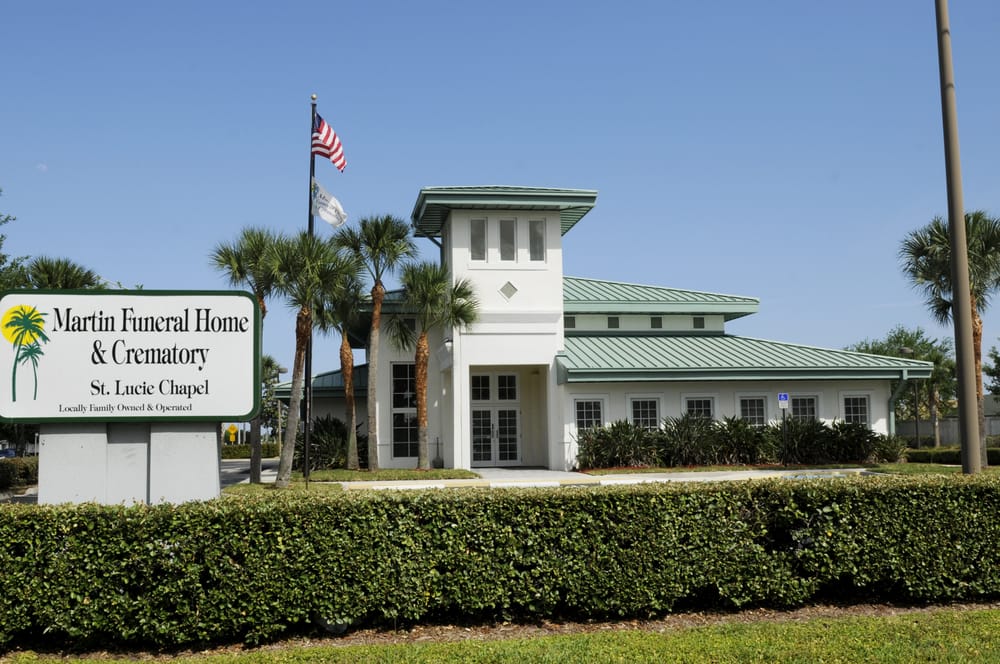 MARTIN FUNERAL HOME AND CREMATORY, ST. LUCIE CHAPEL - Updated December ...