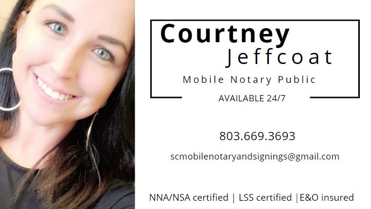 SC MOBILE NOTARY & SIGNINGS - Camden, South Carolina - Notaries - Phone ...
