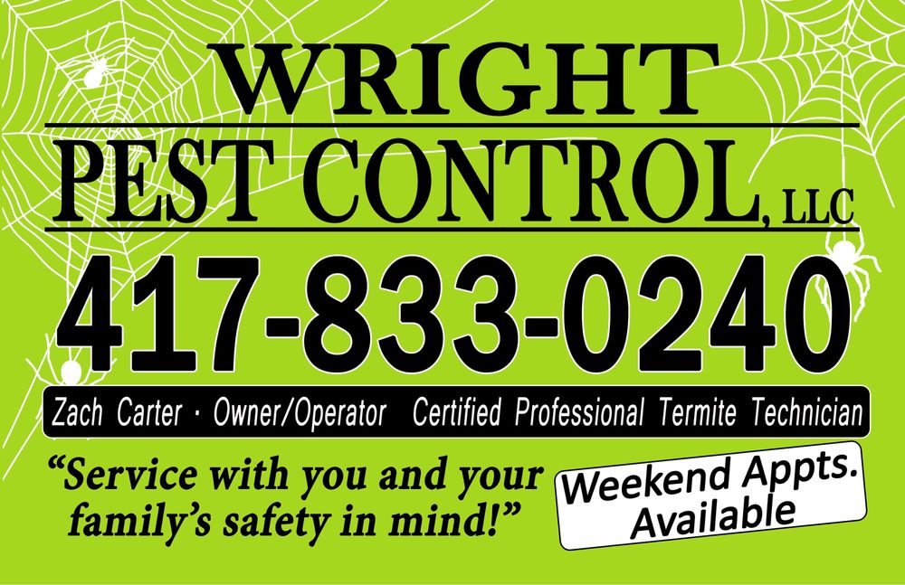 WRIGHT PEST CONTROL - Updated February 2025 - 13104 Farm Road 1155, Cassville, Missouri - Pest ...