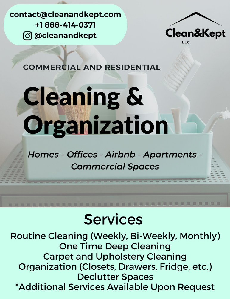 CLEAN&KEPT - Request a Quote - Orlando, Florida - Office Cleaning ...