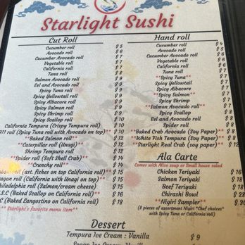 STARLIGHT SUSHI - Updated June 2025 - 204 Photos & 109 Reviews - 15928 ...