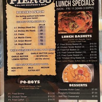 PIER 88 BOILING SEAFOOD & BAR - PALMDALE - Updated April 2025 - 104 ...