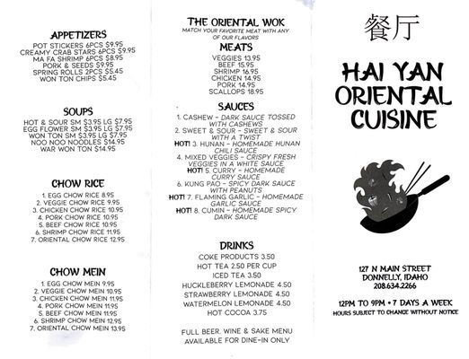 HAI YAN - 17 Reviews - 127 Main St, Donnelly, Idaho - Chinese ...