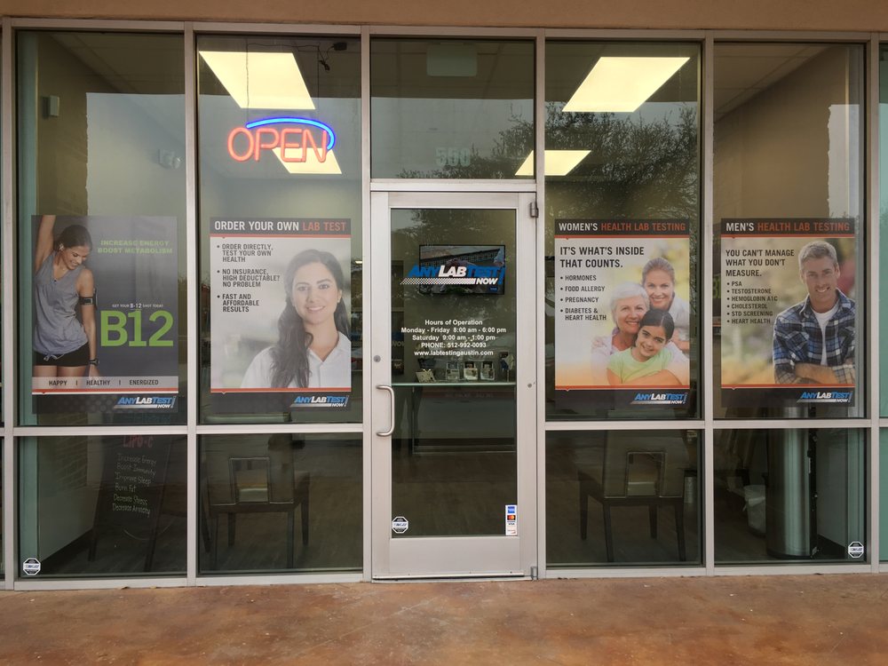 ANY LAB TEST NOW - Updated December 2024 - 10900 Lakeline Mall Dr ...