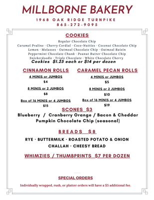 MILLBORNE BAKERY - Updated January 2026 - 1968 Oak Ridge Tpke, Oak ...