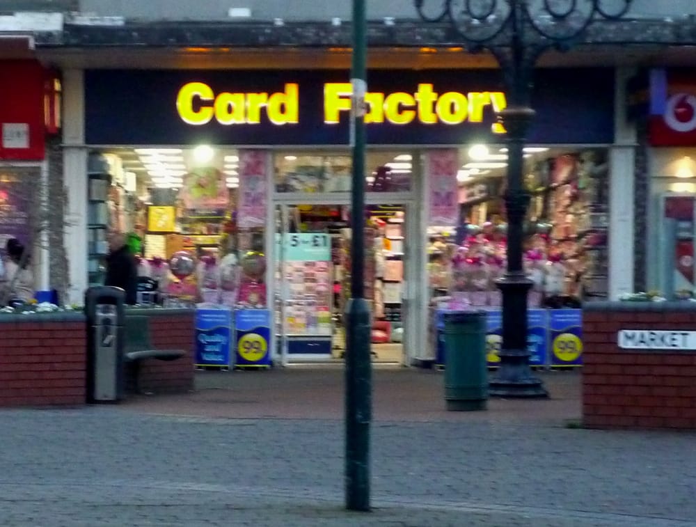 CARD FACTORY - Updated May 2024 - 55 Market Street, Crewe, Cheshire ...