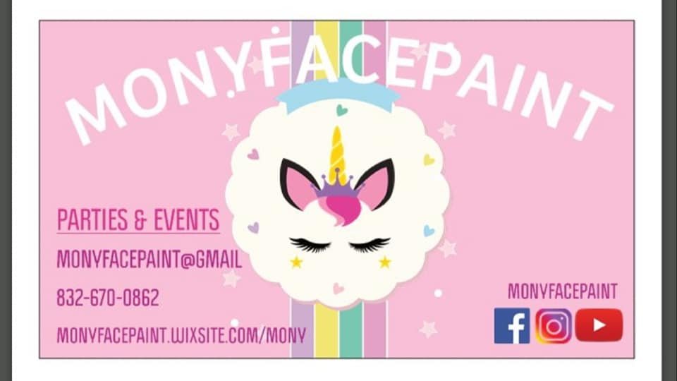 MONY FACE PAINT - Updated December 2025 - Request a Quote - 11 Photos ...