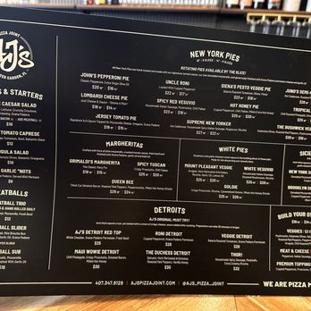 AJ’S PIZZA JOINT - Updated June 2025 - 231 Photos & 81 Reviews - 42 W ...