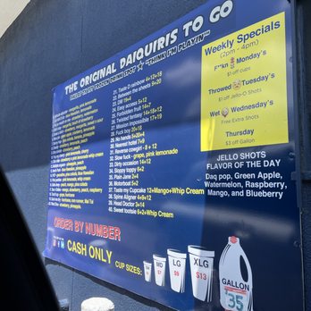DAIQUIRIS TO GO - Updated December 2025 - 71 Photos & 103 Reviews - 543 ...