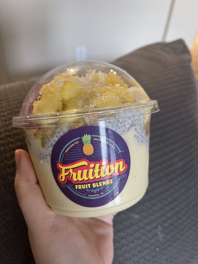 FRUITION FRUIT BLENDZ - 840 I-35BL, New Braunfels, Texas - Acai Bowls ...