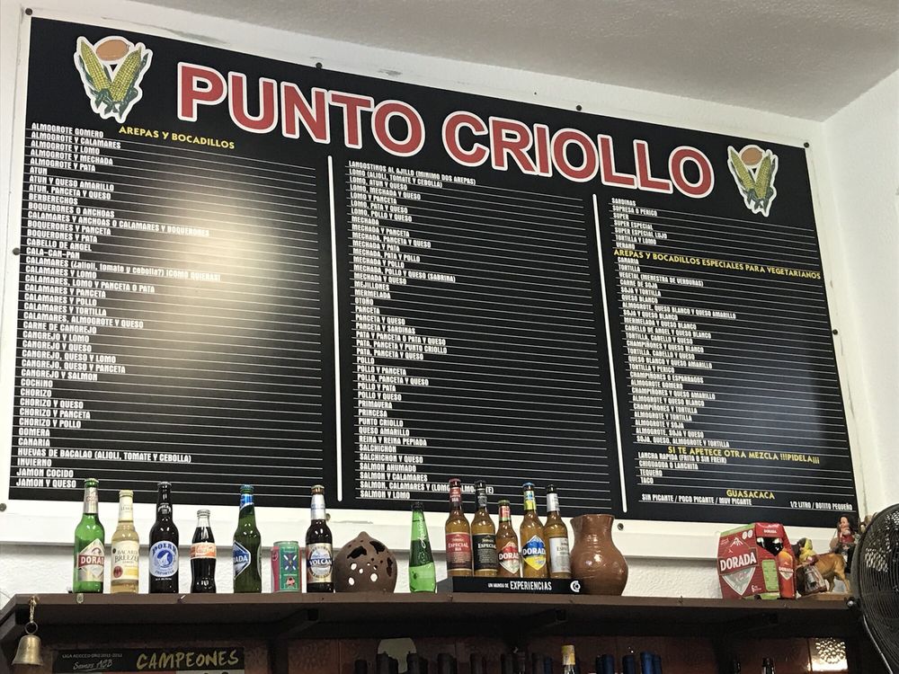 PUNTO CRIOLLO - Latin American - Calle Tizón, 6, San Cristobal de la ...
