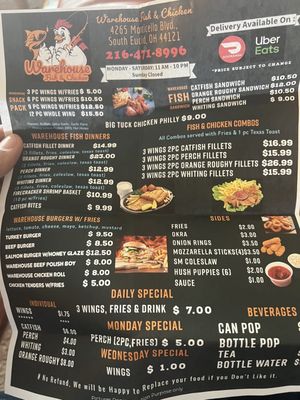 WAREHOUSE FISH & CHICKEN - Updated October 2025 - 4265 Monticello Blvd ...