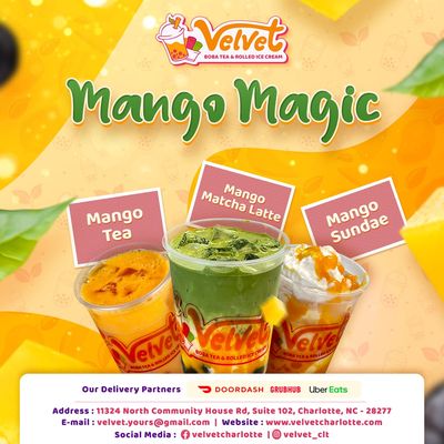 VELVET BOBA TEA & ROLLED ICE CREAM - Updated July 2024 - 49 Photos & 25 ...