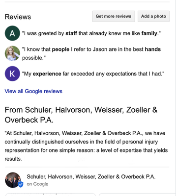 SCHULER, WEISSER, ZOELLER, OVERBECK & BAXTER P.A - Updated October 2025 ...